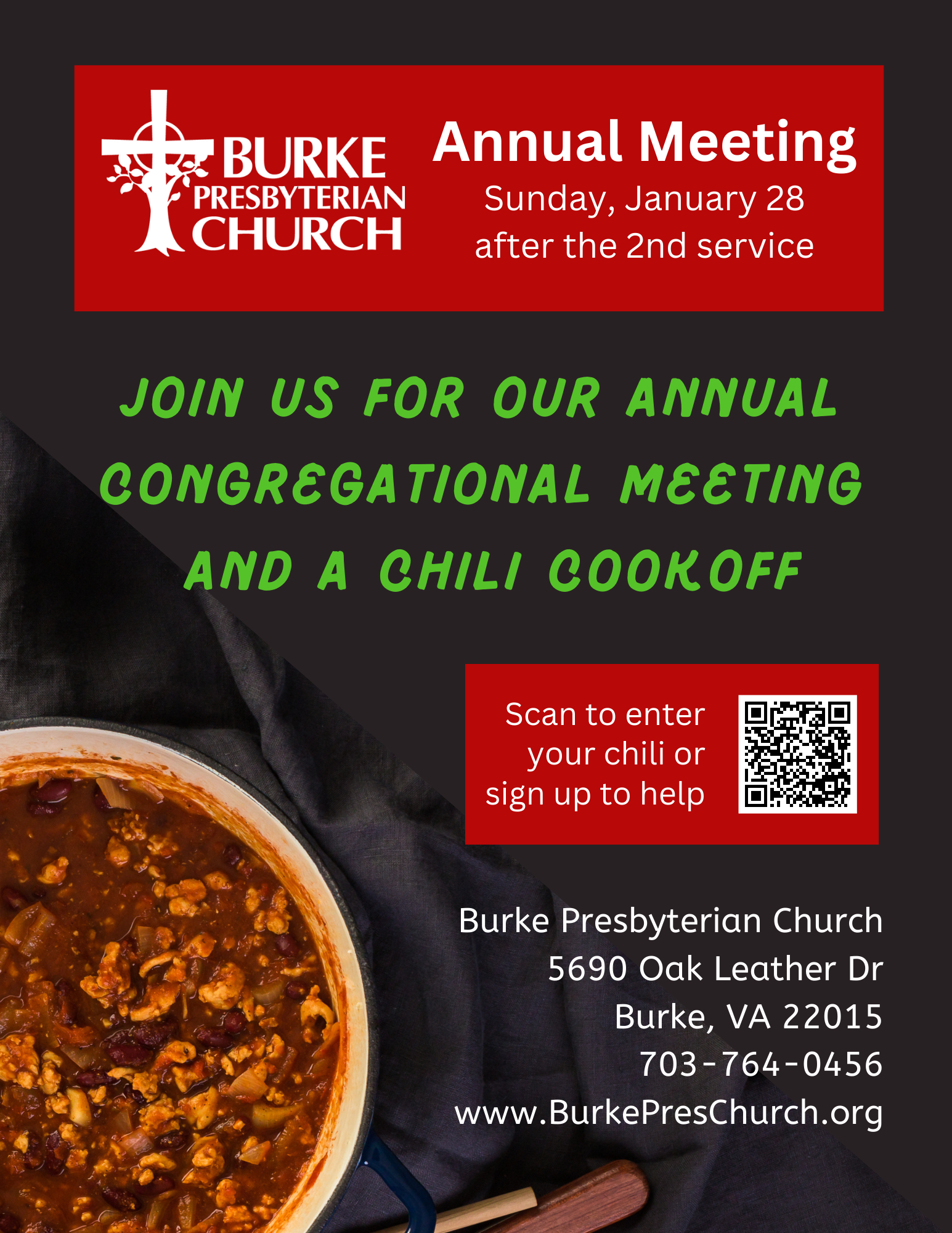 Annual Congregational Meeting – Burke Presbyterian Church